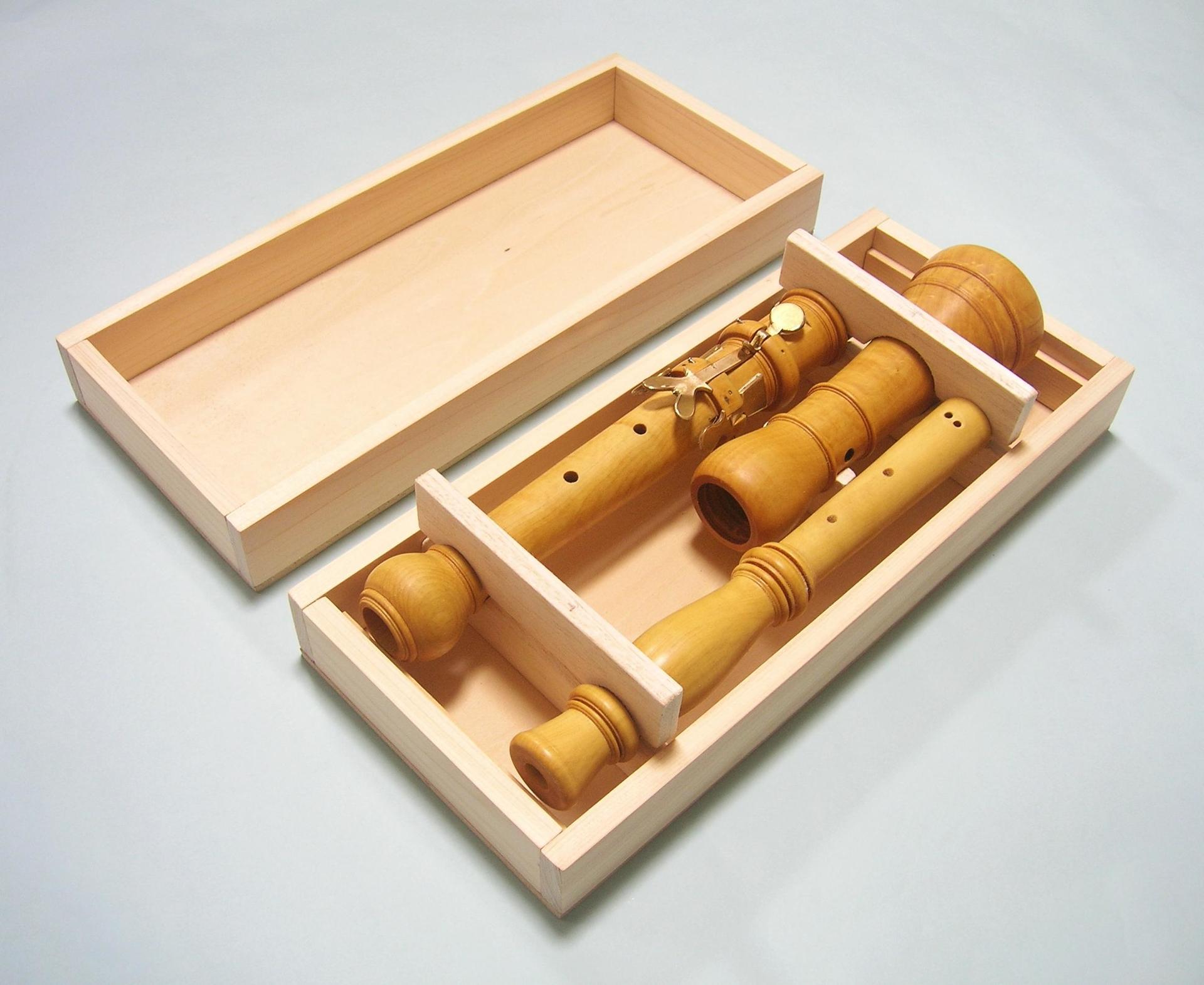 バロック・オーボエ：合わせ工事で化粧箱をつくります バロック木管図書館 Woodwind
